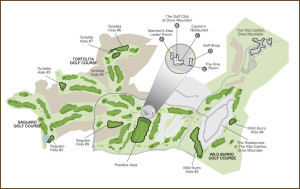 Golf-Courses-map | The Ritz-Carlton Residences, Dove Mountain